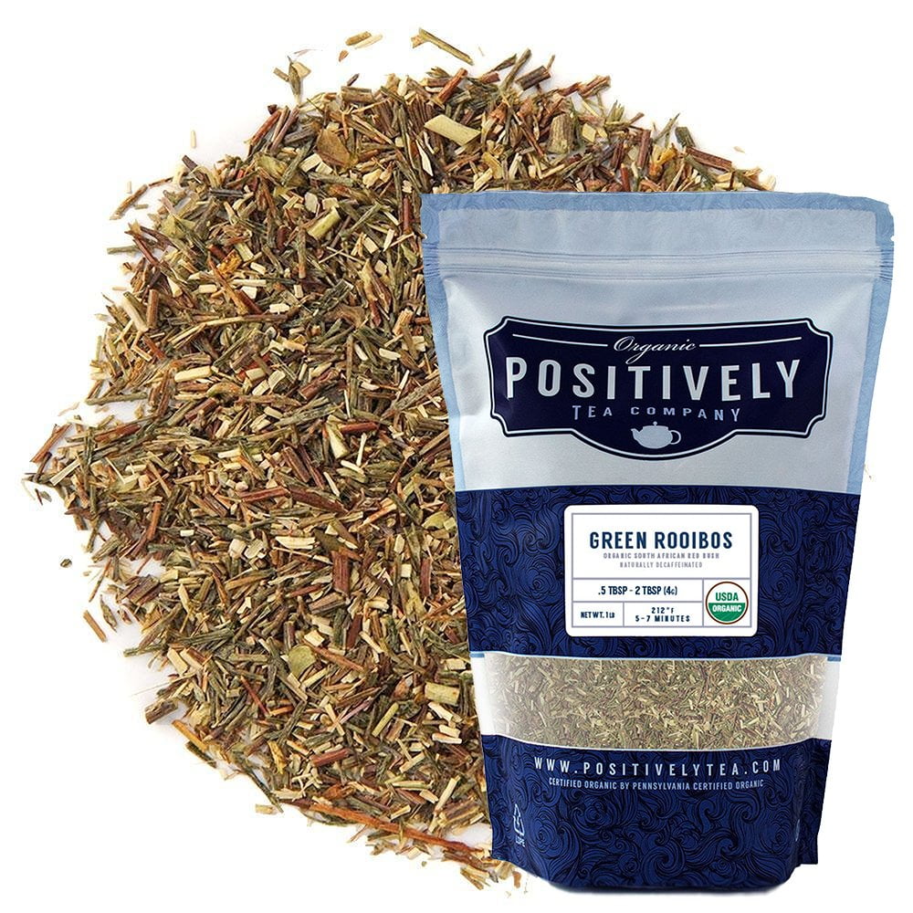 Positively Tea's Organic South African Green Rooibos Tea, Loose Leaf, 1 ...