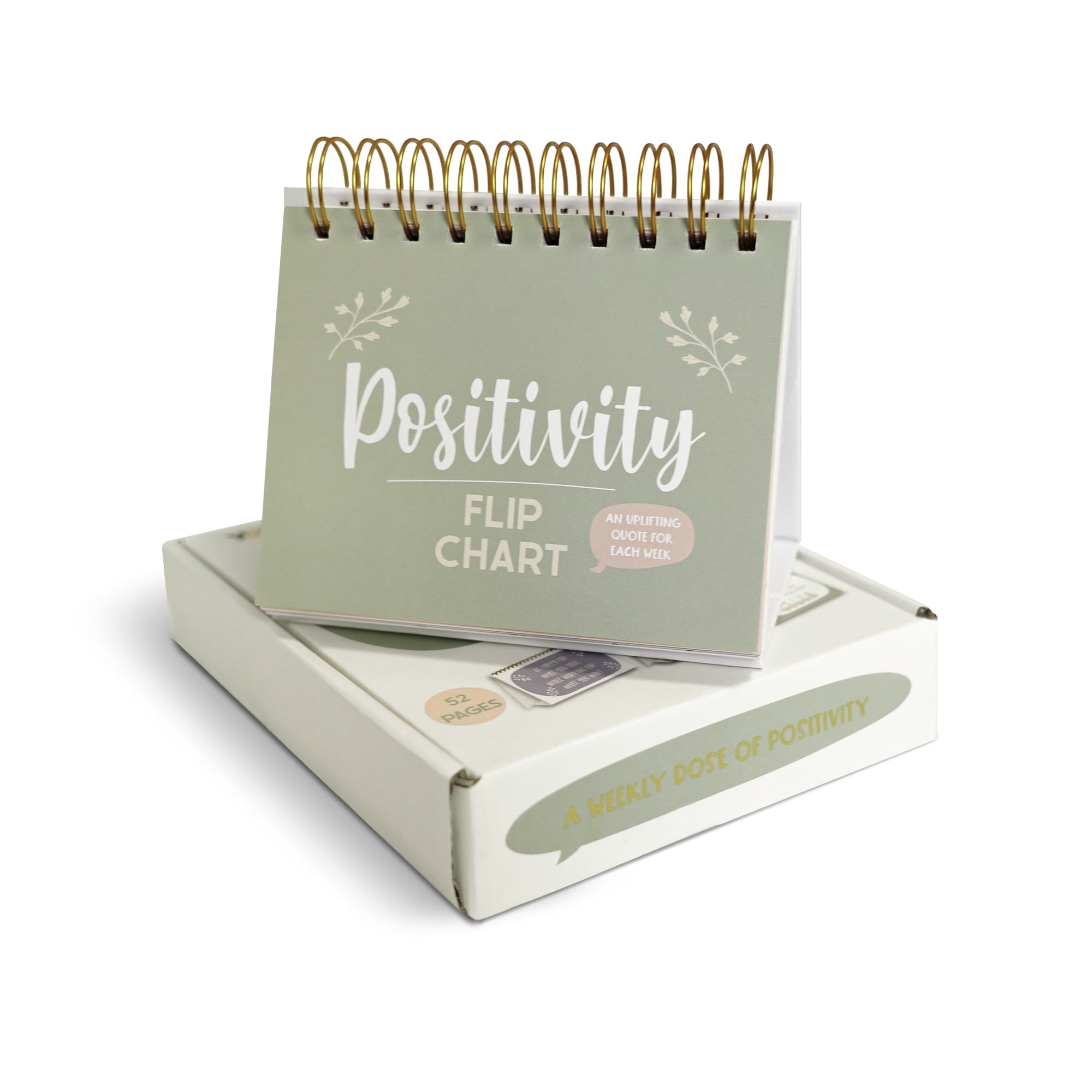 Positivity Motivational Weekly Calendar, Inspirational Gifts for Women ...