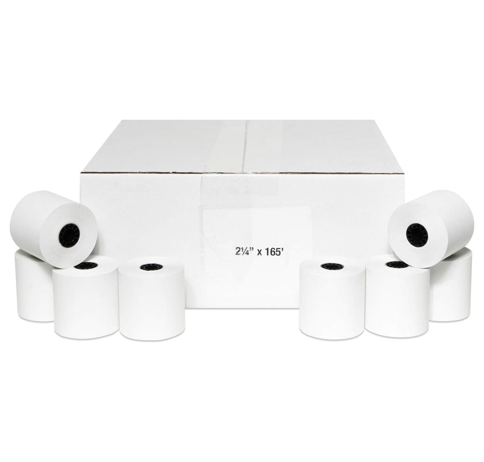 Pospaperroll 2 1/4" X 165' Thermal Paper Cash Register Receipt Rolls ...