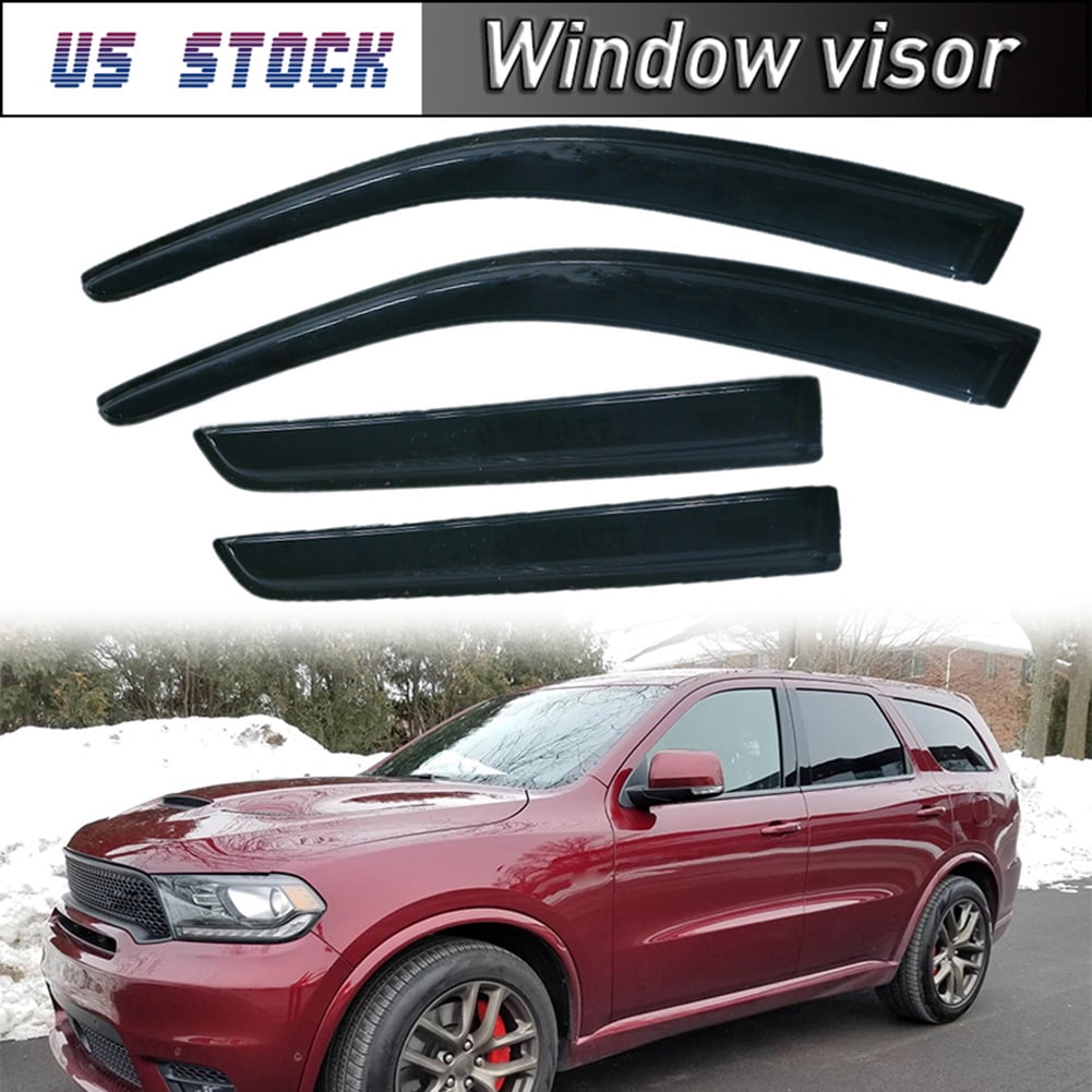 Possbay 4pcs Window Visor For 3rd Dodge Durango 2011-2023 Vent Sun Rain ...