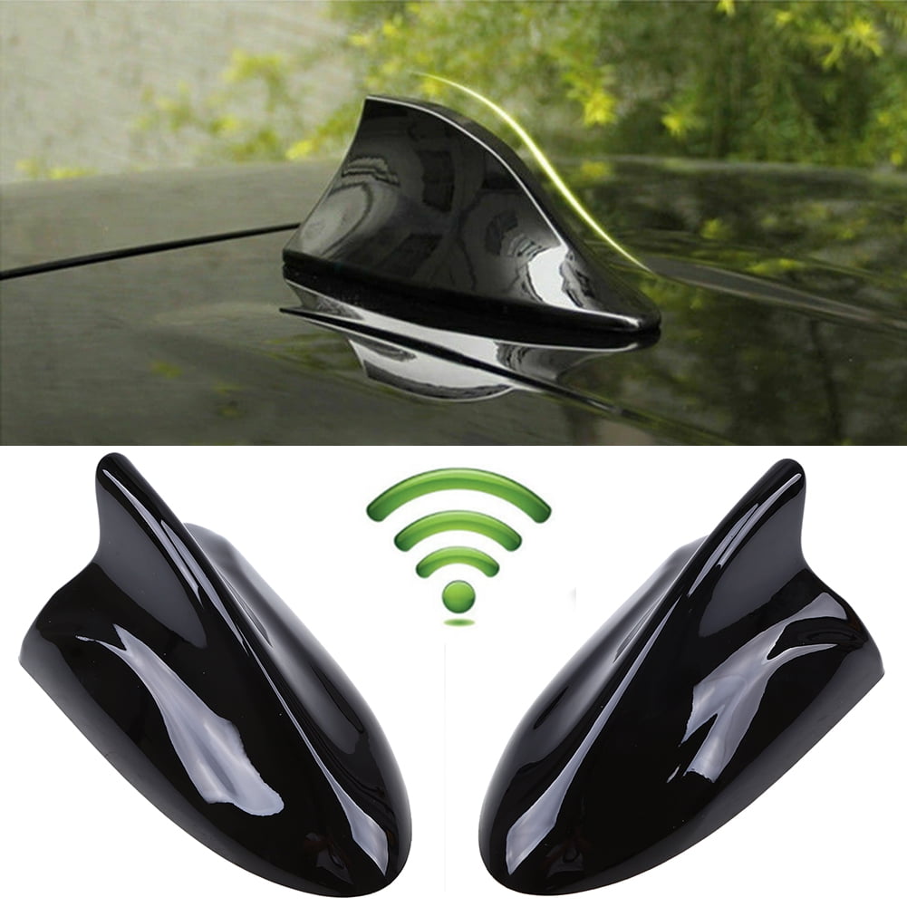 Possbay Car Waterproof Rear Roof Shark Fin Antenna Universal Aerial FM ...