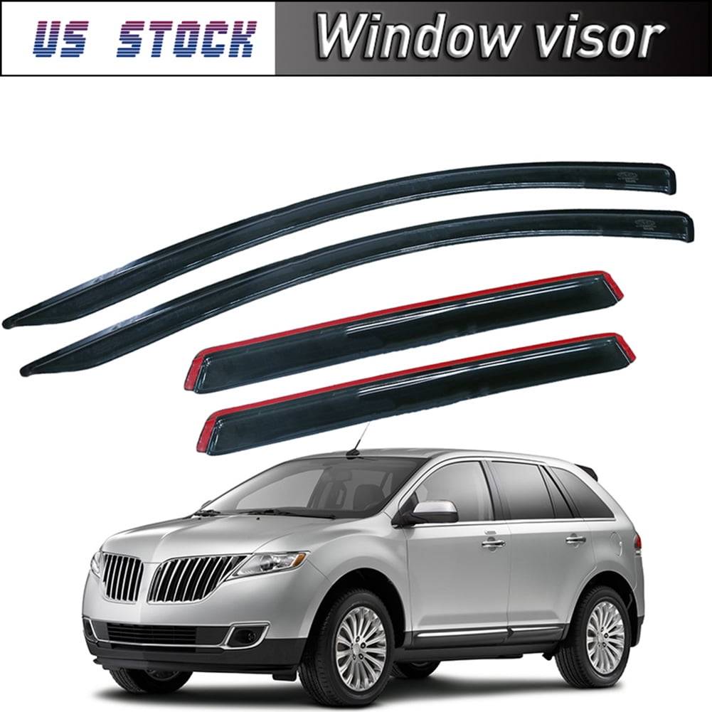 Possbay For Ford Edge/Lincoln MKX 2007-2014 Window Visor Vent Rain ...