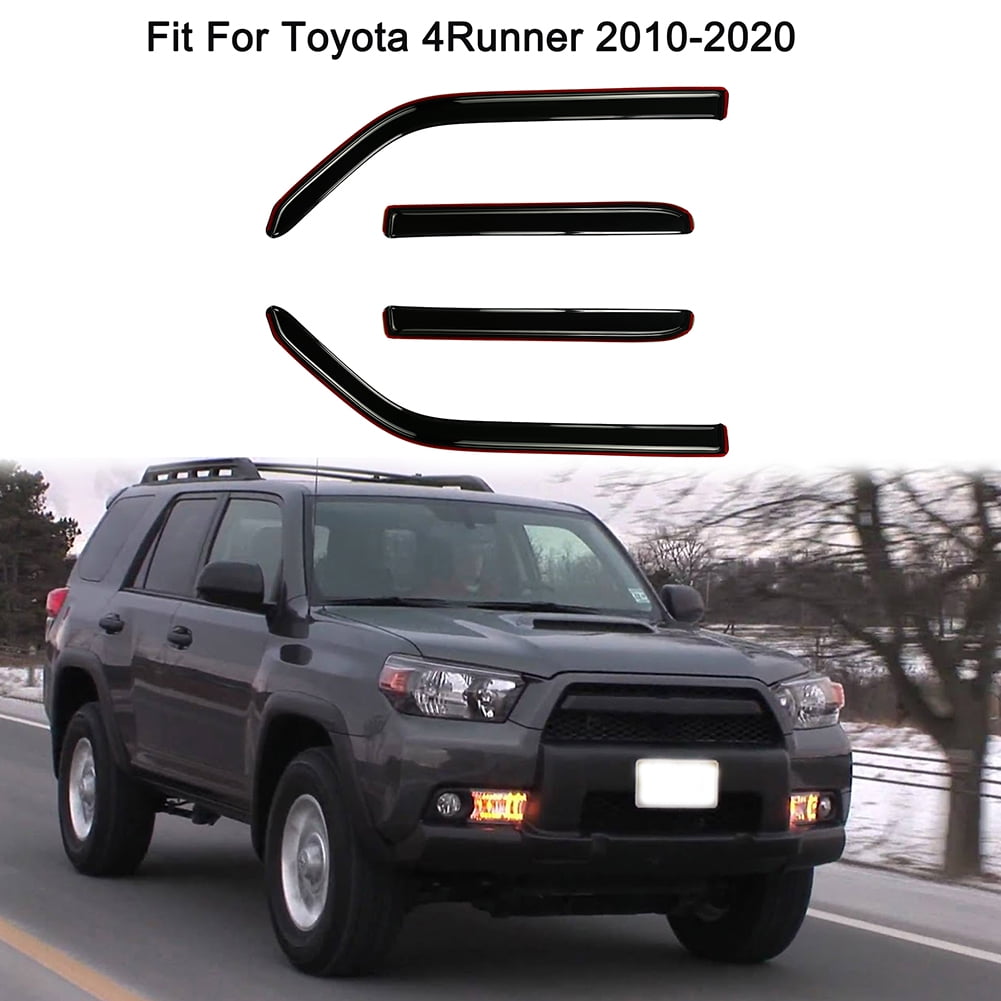 Possbay For Toyota 4Runner 2010-2022 Side Window Visors Sun Rain Guard ...