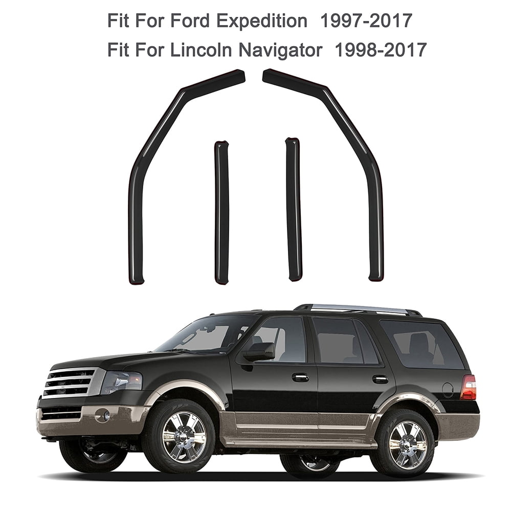Possbay In Channel For Ford Expedition 2007-2017 Window Visor Sun Rain ...