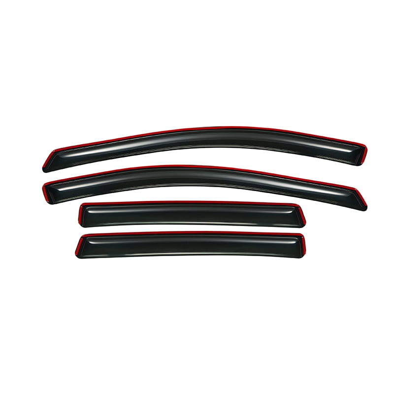 Possbay In Channel Window Visor Sun Vent Rain Guard Deflector For Ford ...