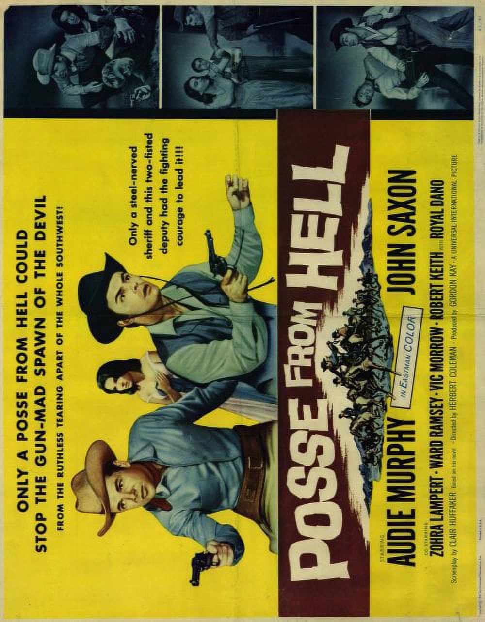 Posse From Hell - movie POSTER (Half Sheet Style B) (22" x 28") (1961 ...