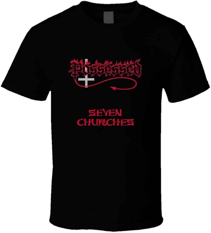 Possessed Seven Churches Death Metal Band t-Shirt Black - Walmart.com