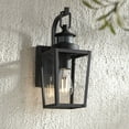 Possini Euro Design Ackerly Modern Outdoor Wall Light Fixture Textured ...