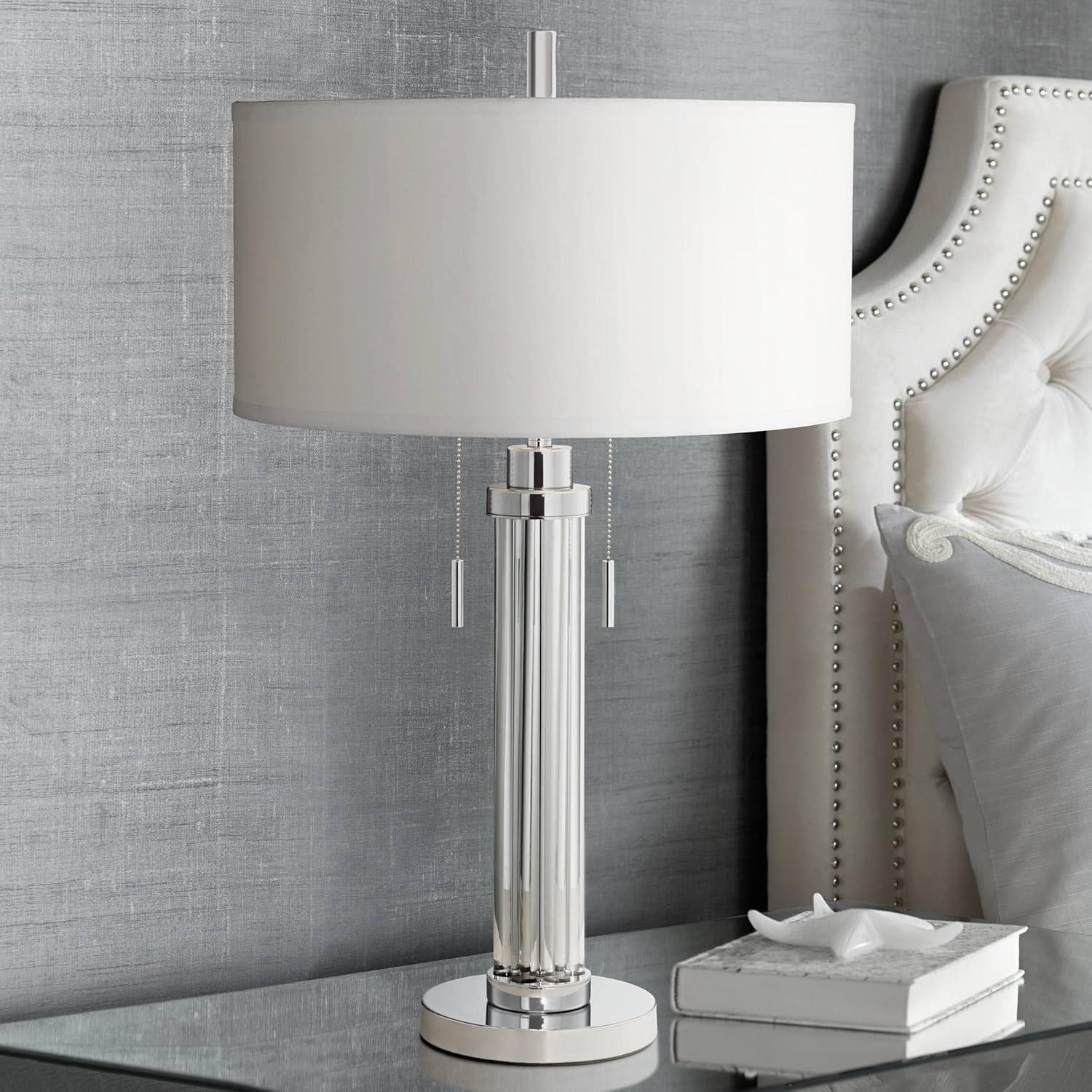 Possini Euro Design Cadence Modern Art Deco Style Column Table Lamp 30 ...