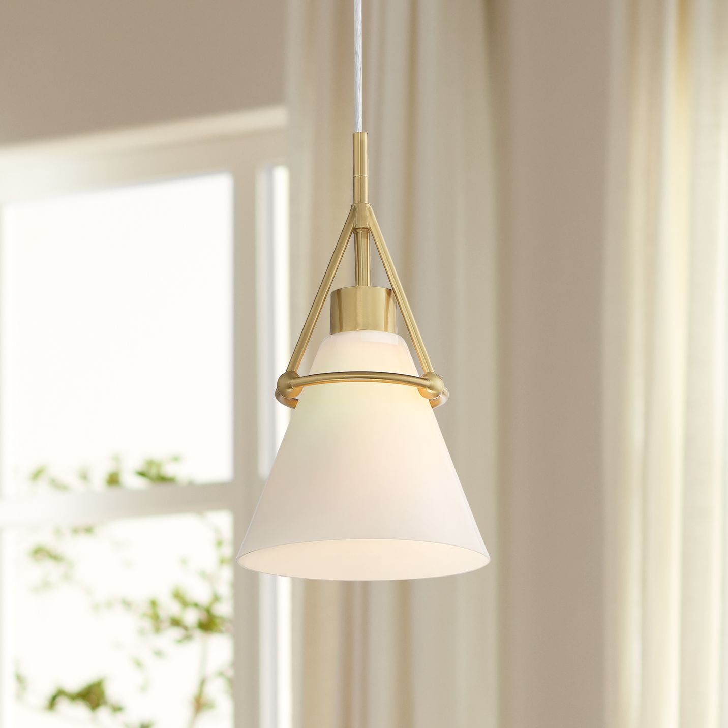 Possini Euro Design Casmere Gold Mini Pendant Light 7 1/2" Wide Modern ...