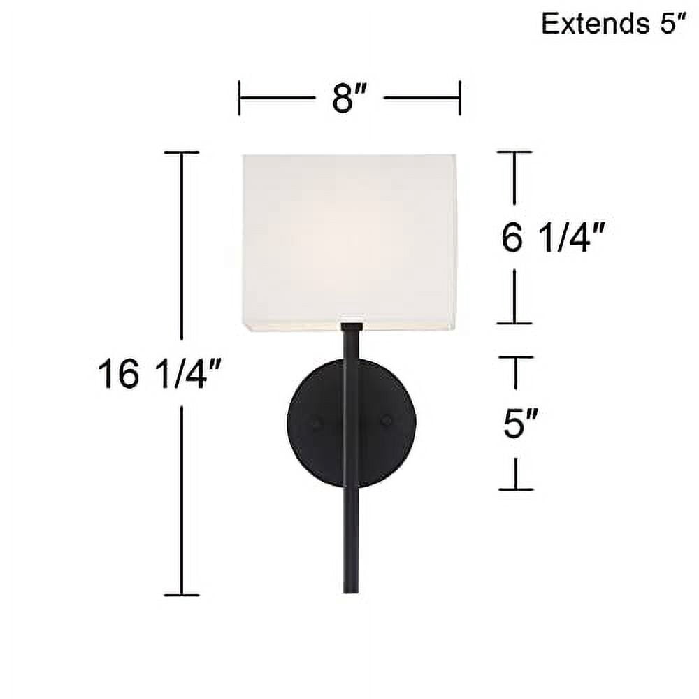 Possini Euro Design Favreau Modern Wall Sconce Lighting Brushed Nickel ...