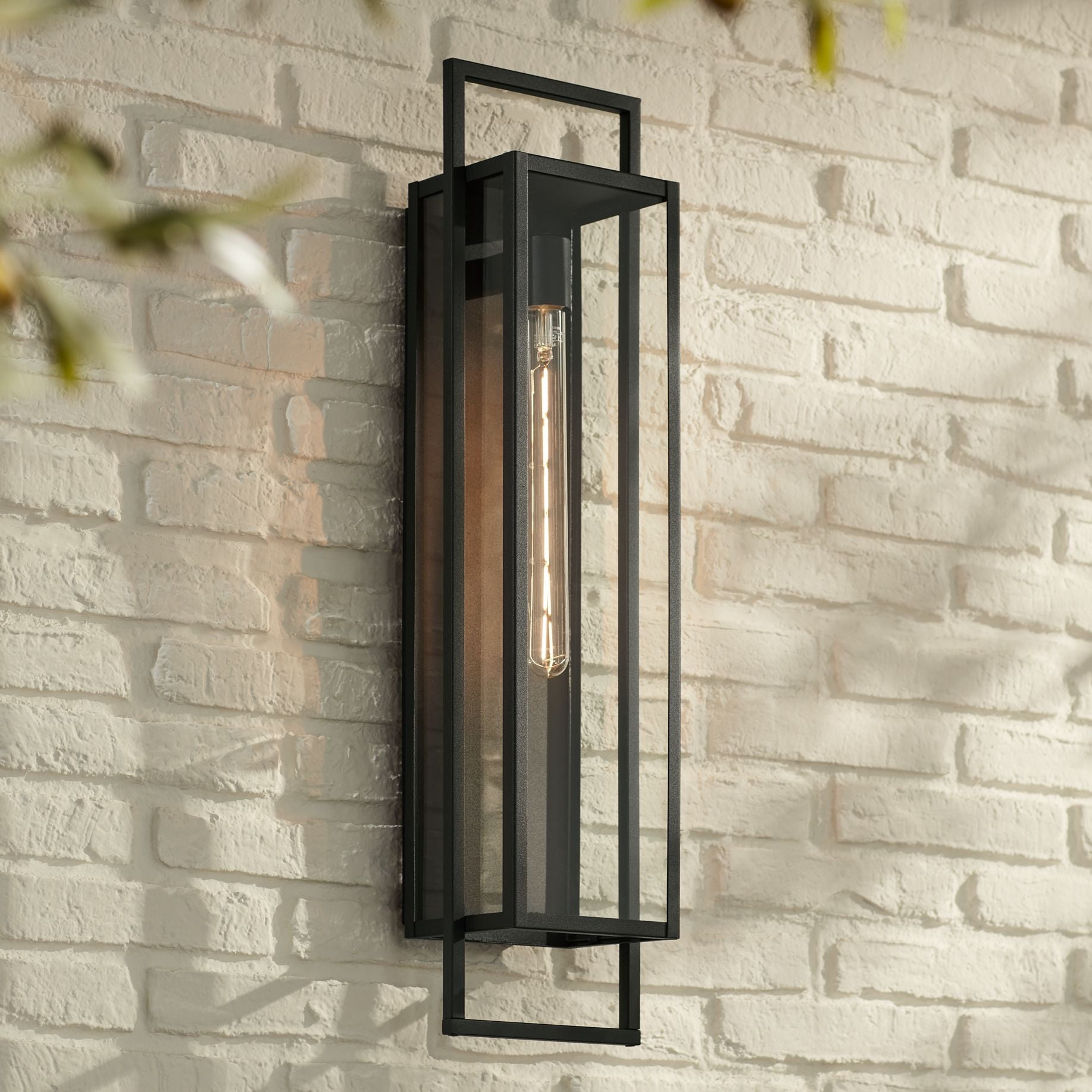 Possini Euro Design Jericho 28" High Modern Outdoor Wall Light Fixture ...