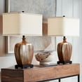 Possini Euro Design Julius Modern Table Lamps 27" Tall Set of 2 Ceramic ...