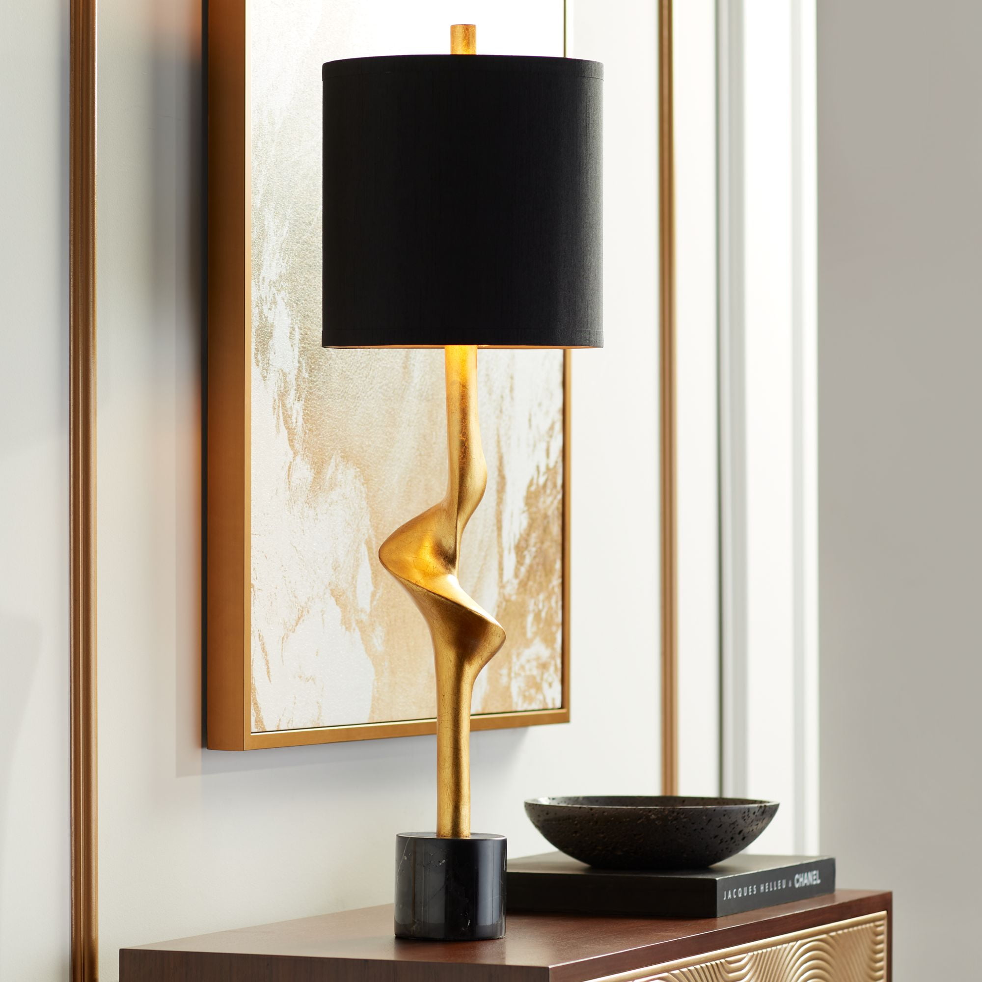Possini Euro Design Minerva 32" Tall Large Modern Glam End Table Lamp ...