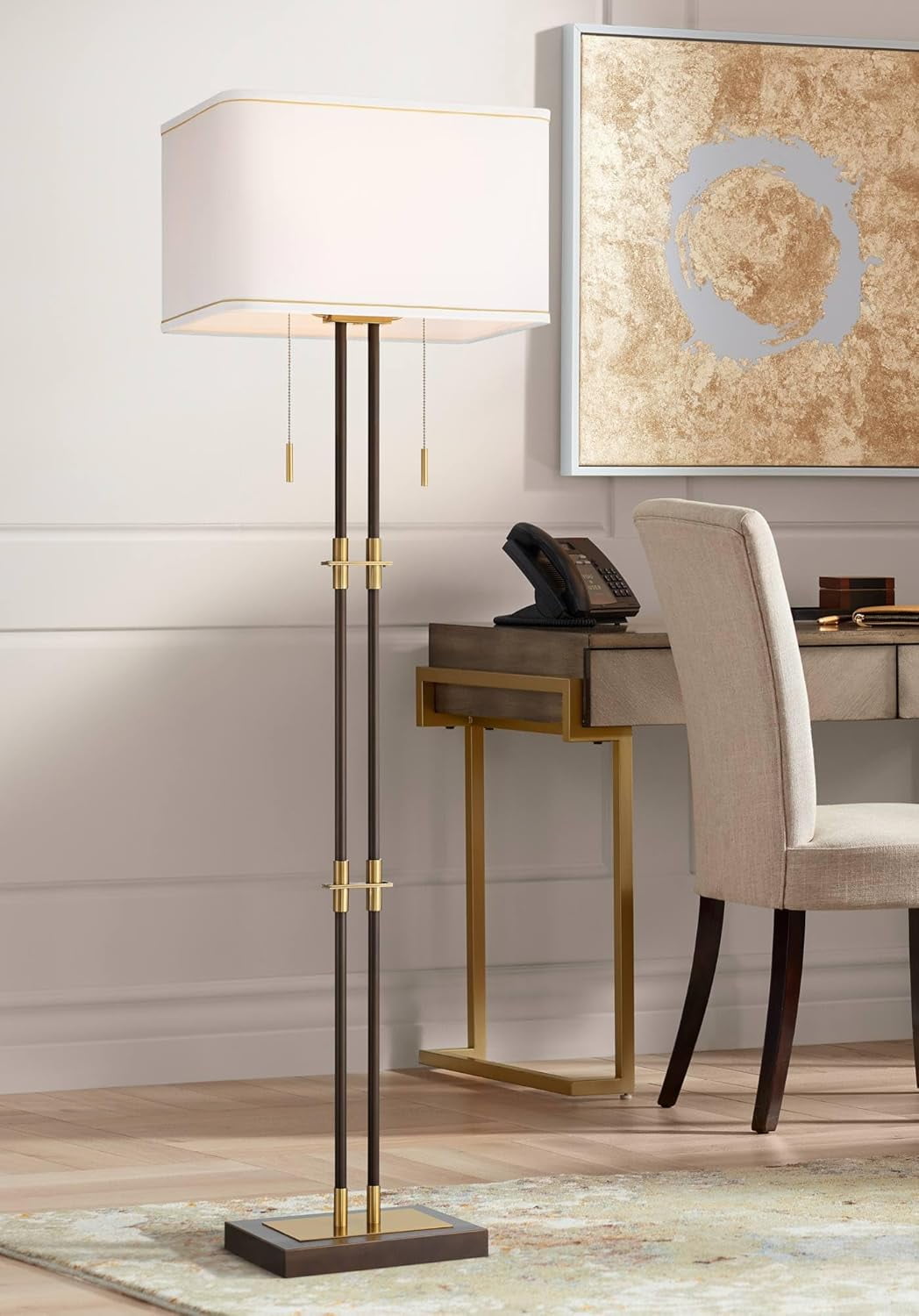 Possini Euro Design Nevada Modern 61 1/2" Tall Standing Floor Lamp ...