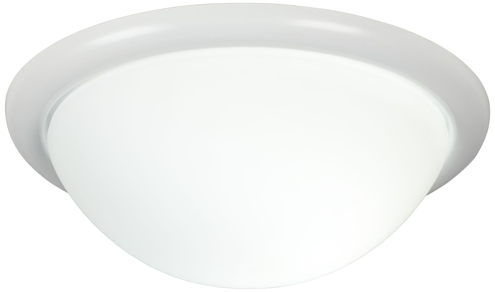 Possini Euro Design Possini Euro 14" Wide Frosted White Dome Ceiling ...
