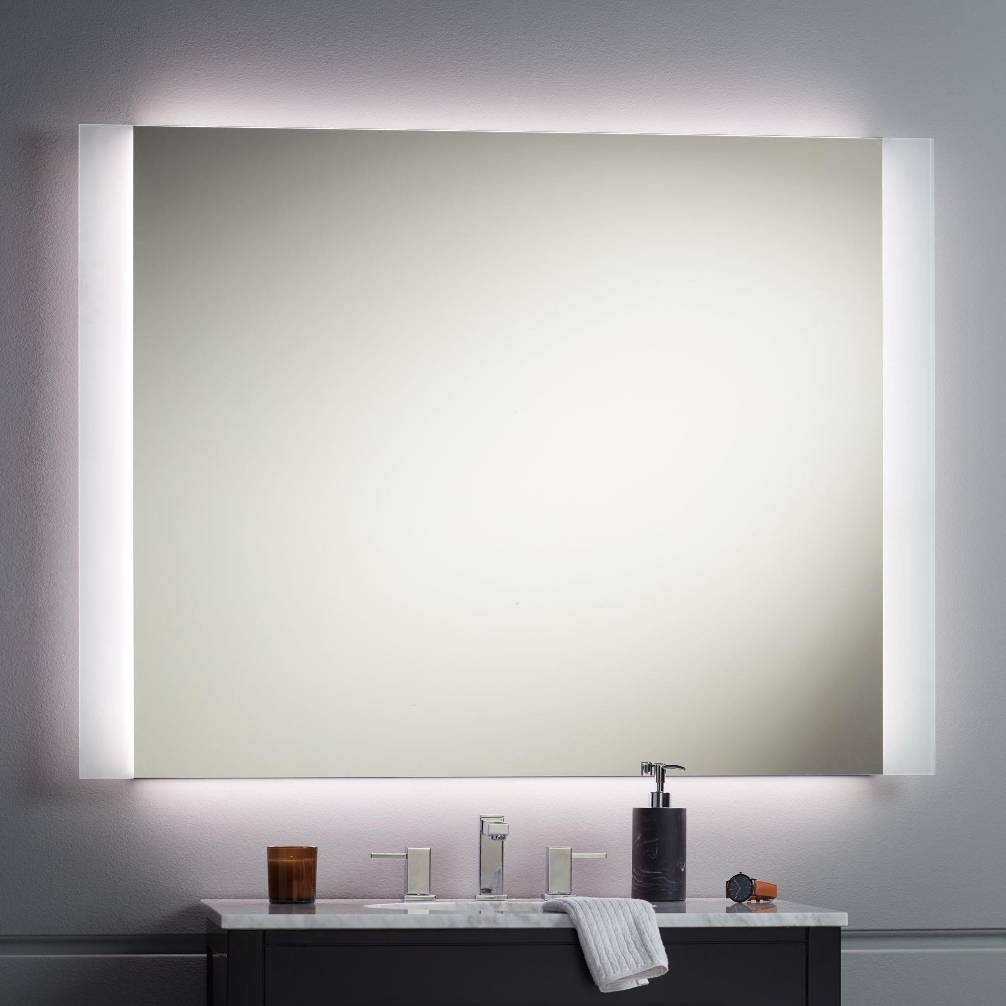 Possini Euro Design Possini Euro 48"x 36" Rectangular LED Light Wall ...