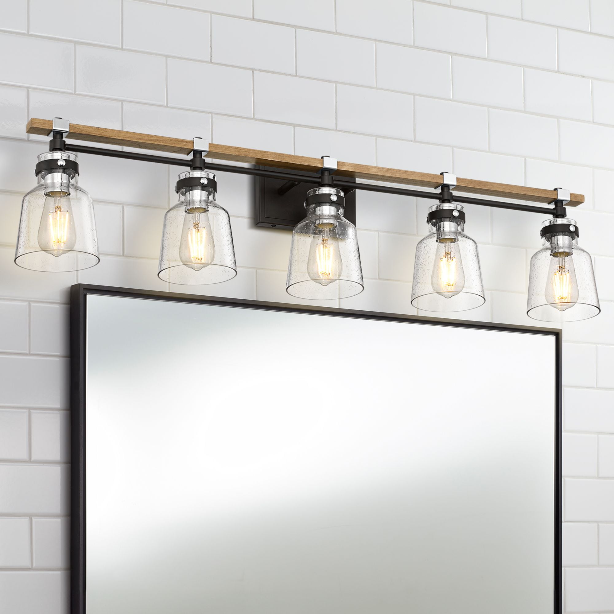 Possini Euro Design Broadway 41" High 5 Light Bathroom Vanity Wall Lamp ...