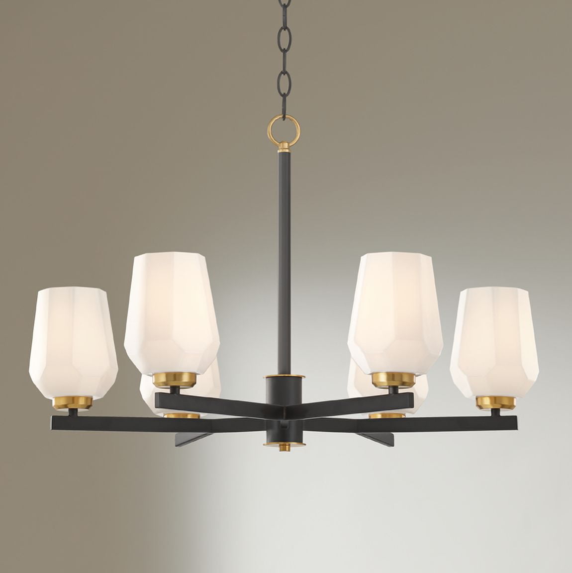 Possini Euro Design Possini Euro Jeremiah 28"W Black and Gold 6-Light ...