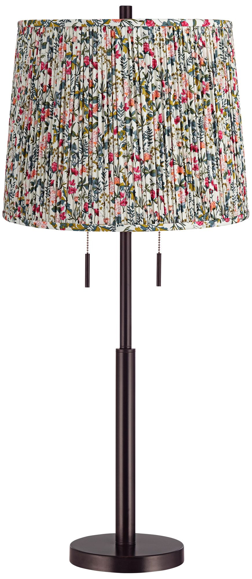 Possini Euro Design Karina 33" Tall Skinny Buffet End Table Lamp Pull ...
