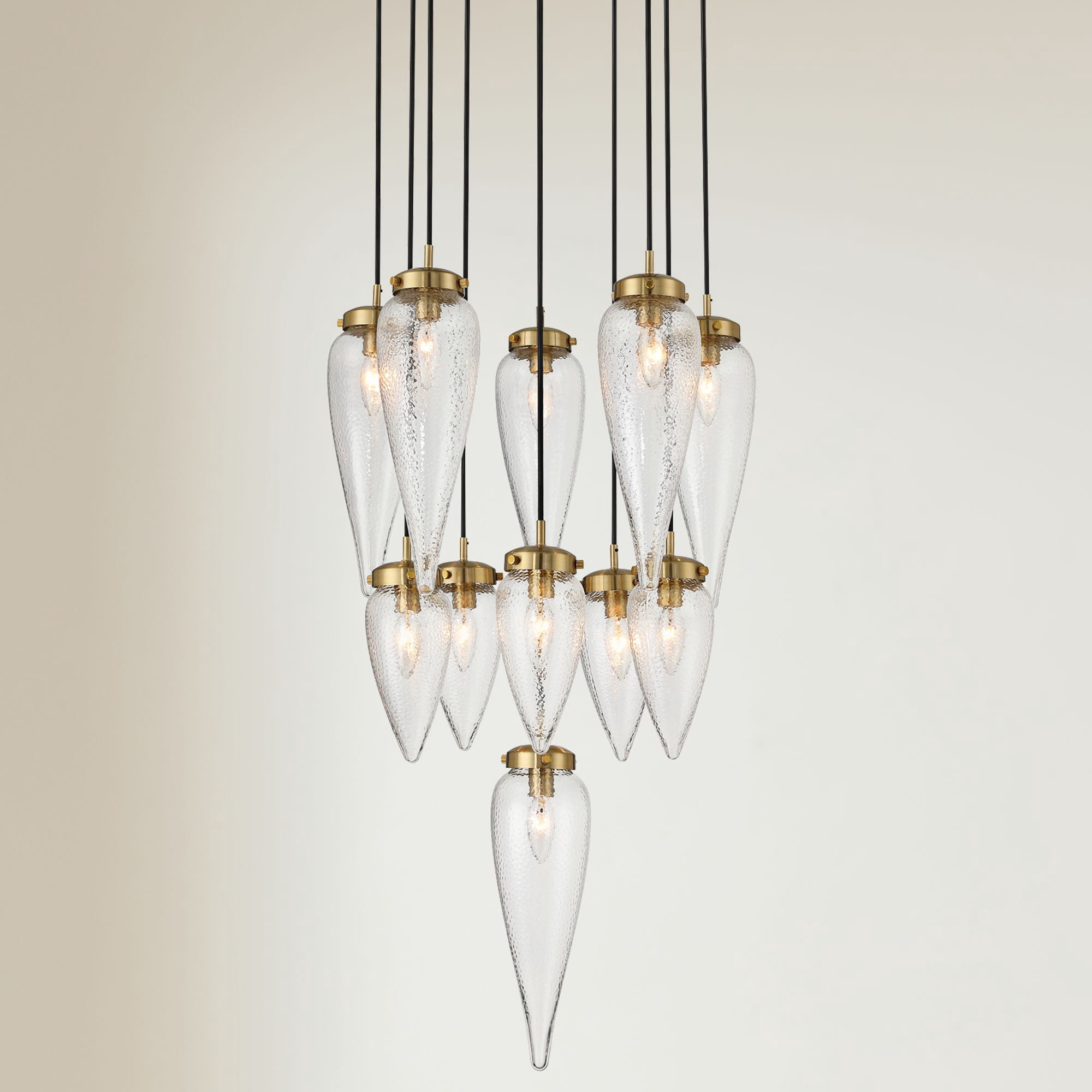 Possini Euro Design Possini Euro Odense 19 3/4"W Soft Gold Cast Glass ...