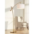 Possini Euro Design Raymond Modern 69" Tall Arc Floor Lamp with Smart ...