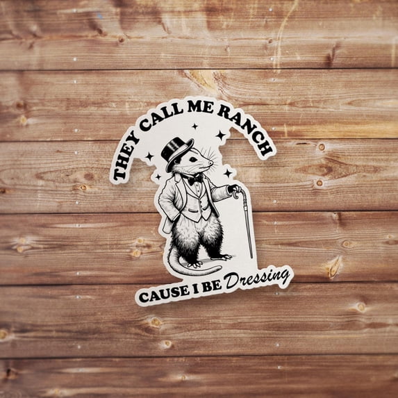 Possum Design Sticker - Walmart.com