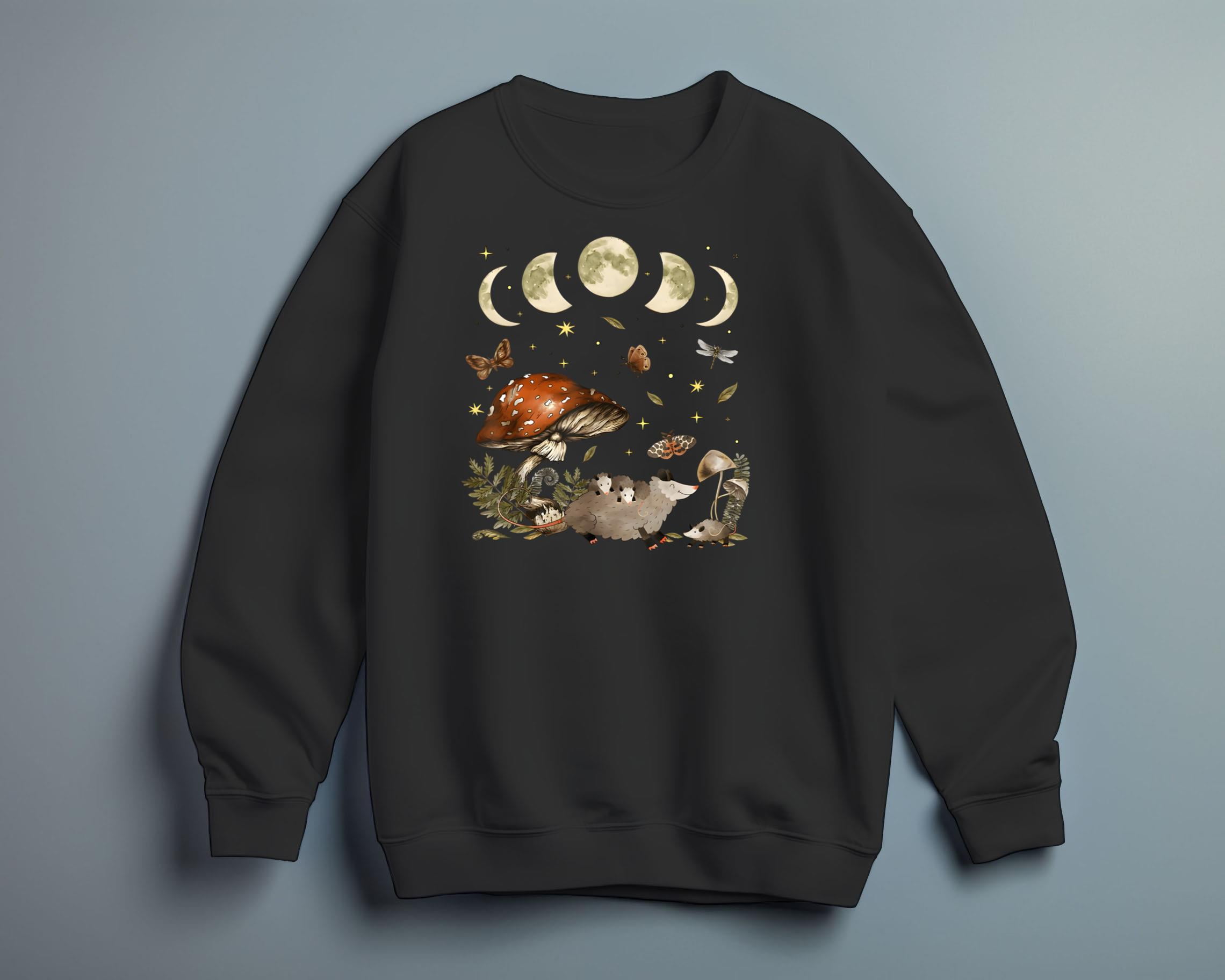 Possum Sweatshirt, Cute Opossum Goblincore Aesthetic Clothing, Cozy ...