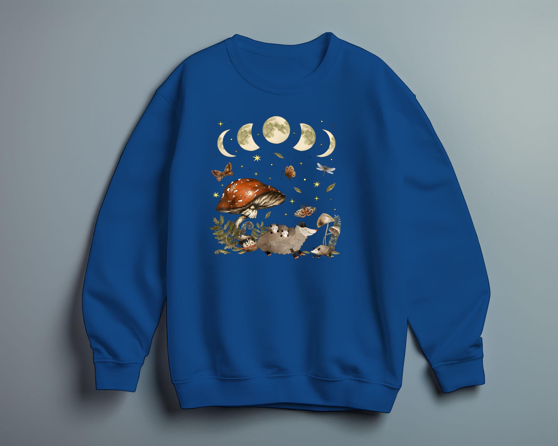 Possum Sweatshirt, Cute Opossum Goblincore Aesthetic Clothing, Cozy ...