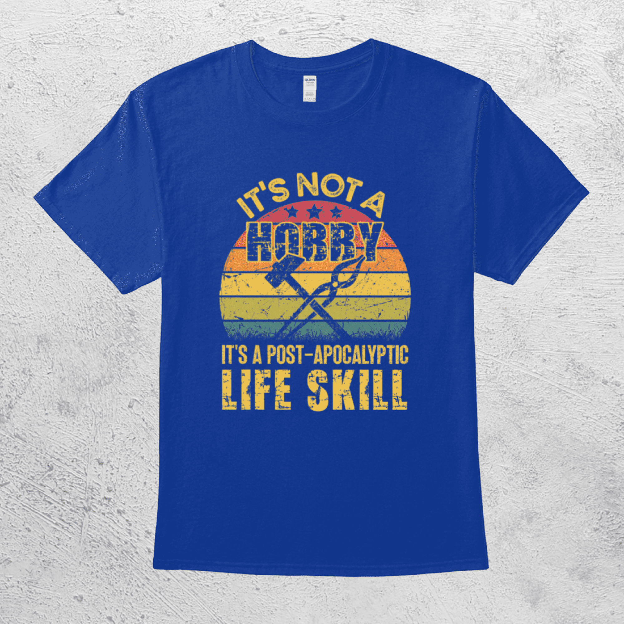 Post-Apocalyptic Life Skill Funny Blacksmith Shirt - Walmart.com