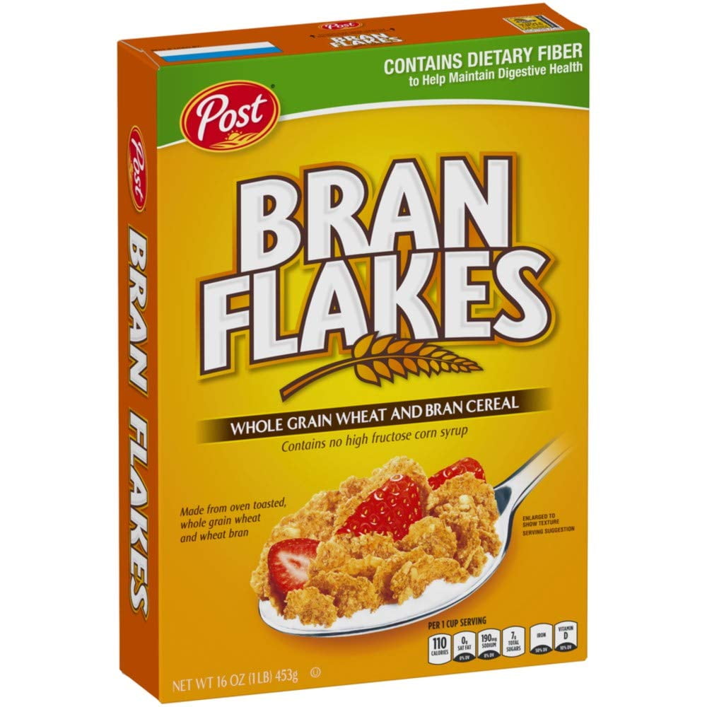 Post Bran Flakes®, AJH3 Whole Grain Wheat & Bran Breakfast Cereal ...