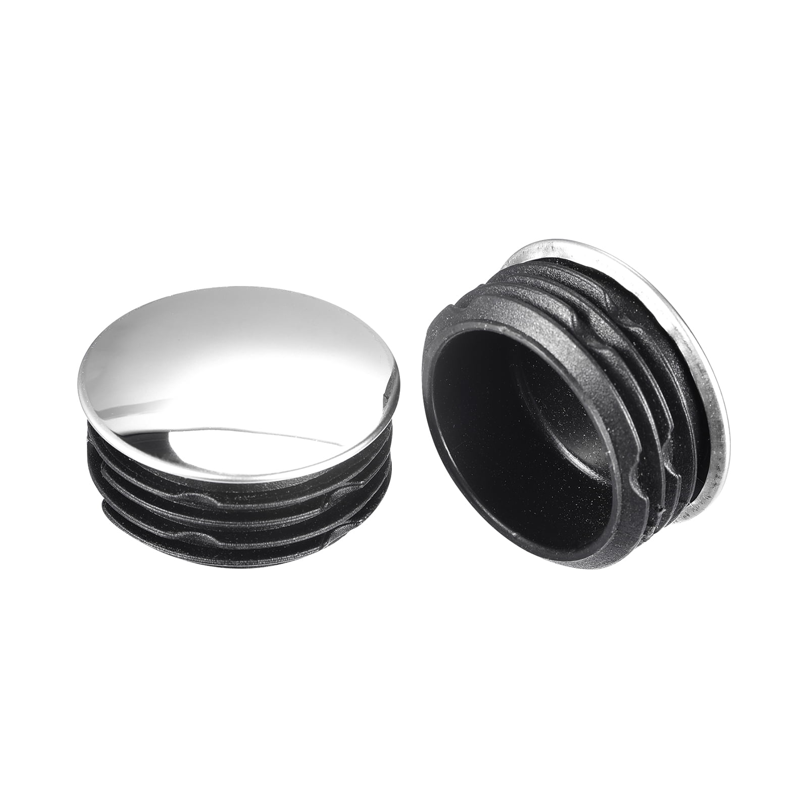 Post End Cap Cover, 10 Pack 40mm Fence Post Cap Round Tube Cover Insert ...