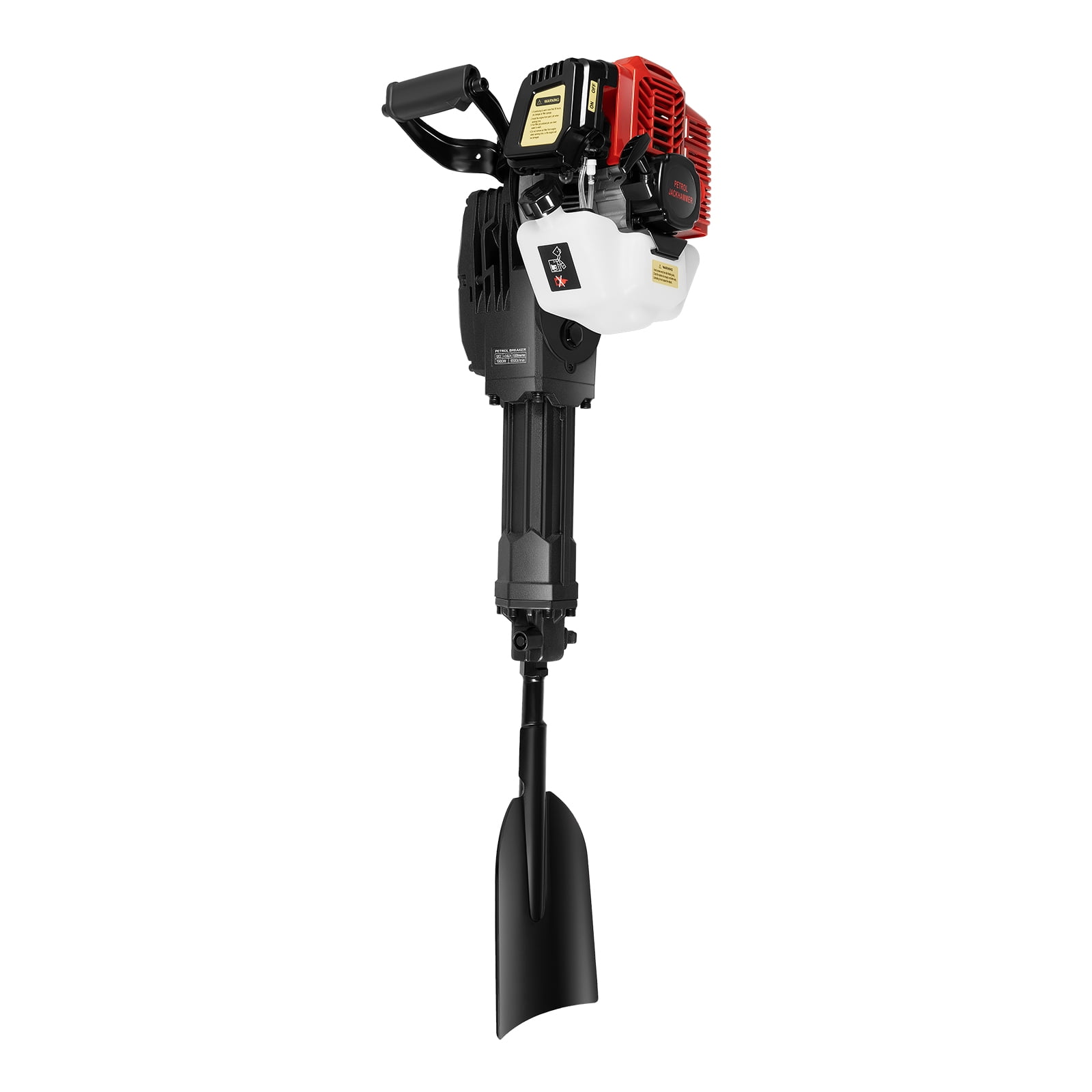 Post Hole Digger with 1900W 2-Stroke Engine, 6500 RPM, High Torque ...