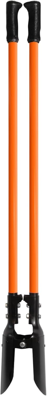Post Hole Digger Manual, Heavy Duty Post Hole Digger with Fiberglass ...