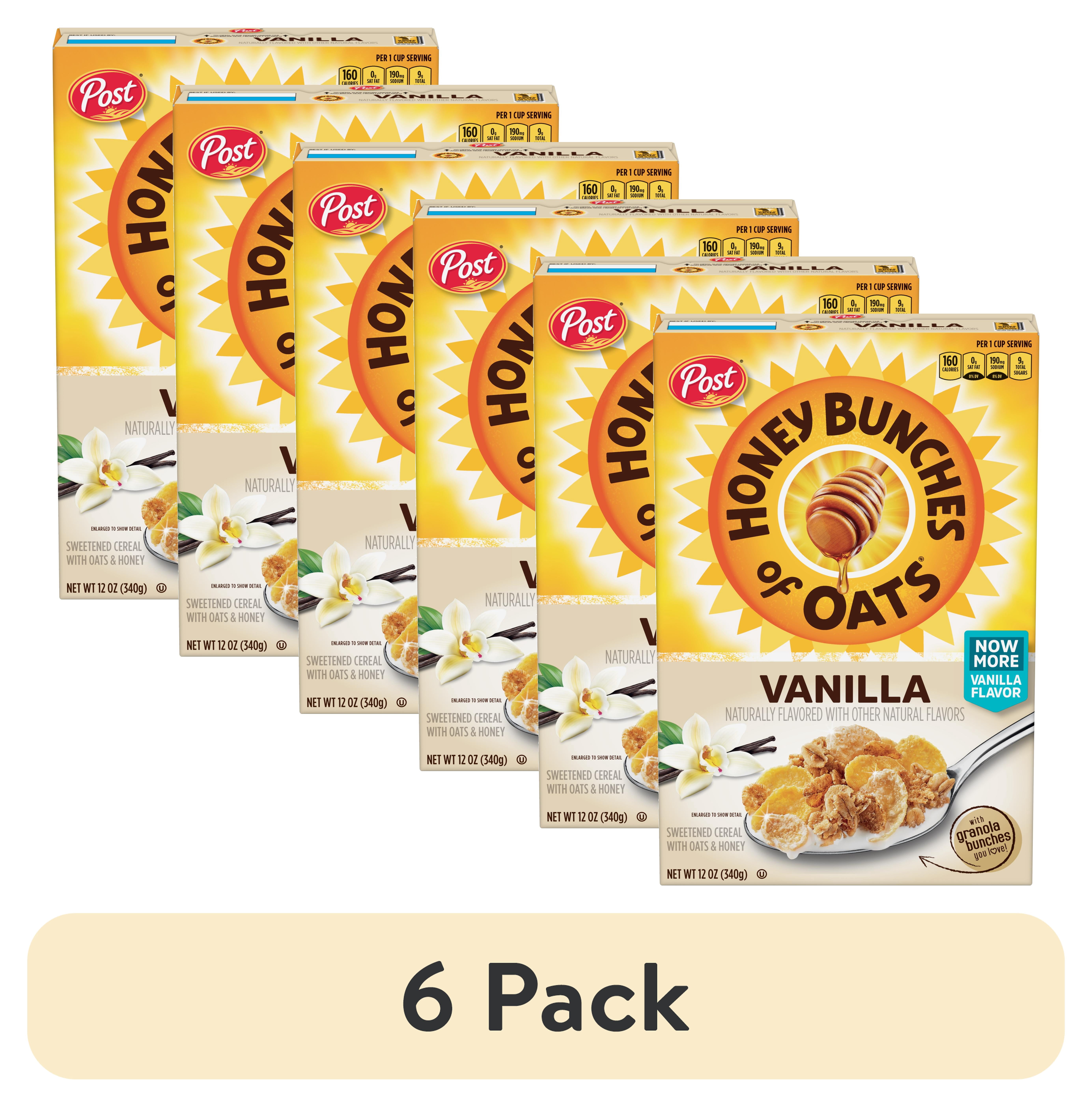 (6 pack) Post Honey Bunches of Oats Vanilla Breakfast Cereal with ...
