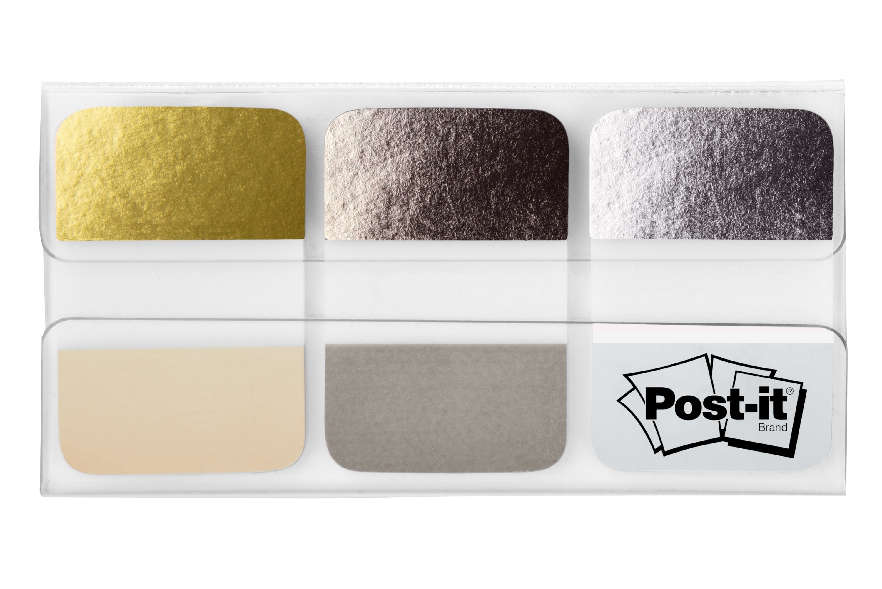 Post-It Foil Tabs, Metallic Colors, 1" x 1.5", 36 Tabs/Pack - Walmart.com