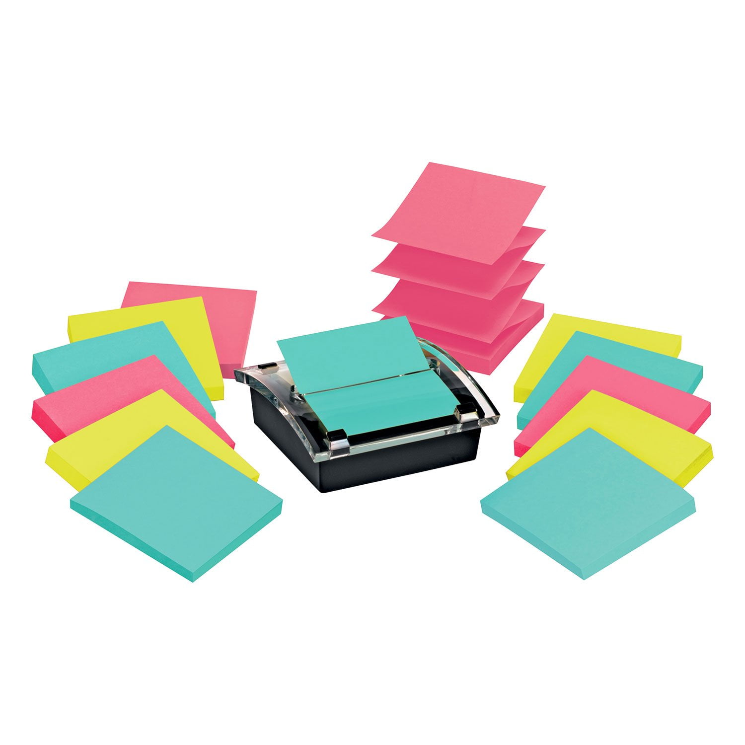 Post-It Note Dispenser, Sticky Post-it Pop-up Notes, Miami Colors, 2 ...