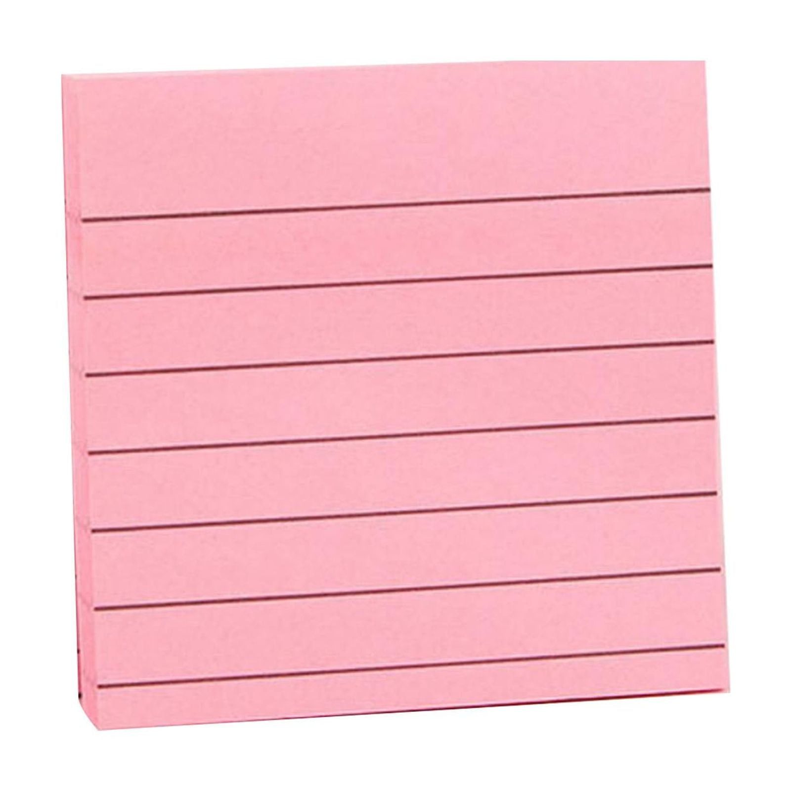 Beneky Post-It Notes, Lined Sticky Notes 6 Pads 3X3 Inches Aesthetic ...