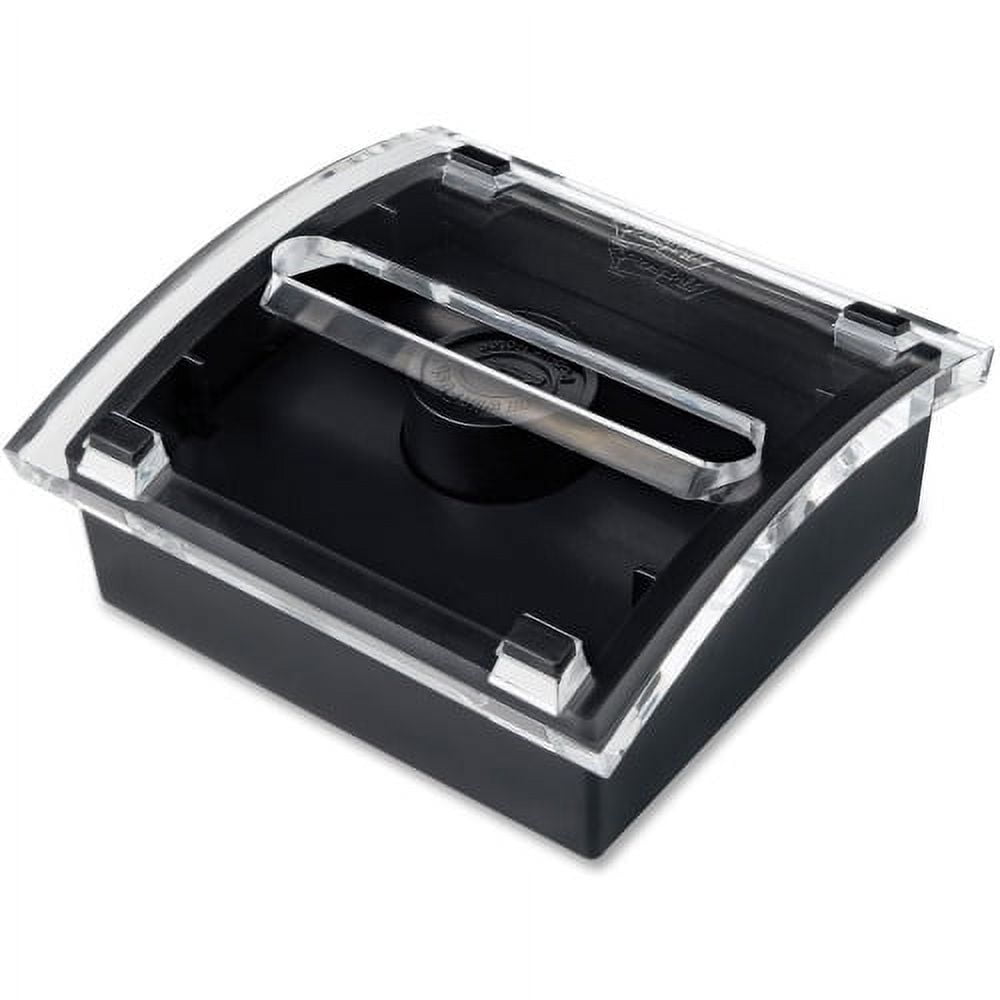 Post-It Black Clear-Top Pop-up Note Dispenser - Refillable Holder for ...
