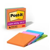 3M, Post-It Super Sticky Notes, 4"x4" 4pk, Lined Jewel Pop - Walmart.com