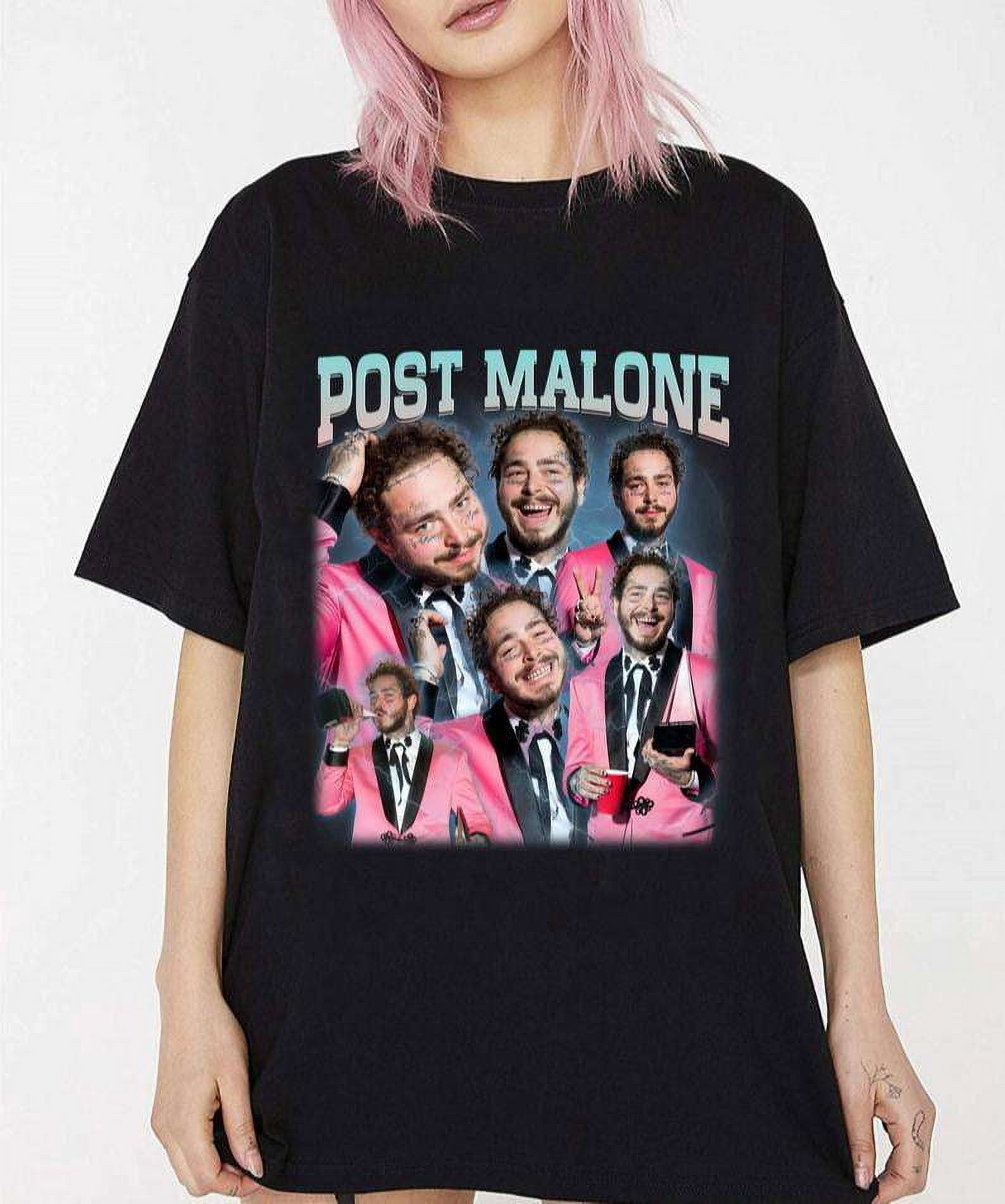 Post Malone Ink Art Graphic Top – Bold Style for Music Fans - Walmart.com