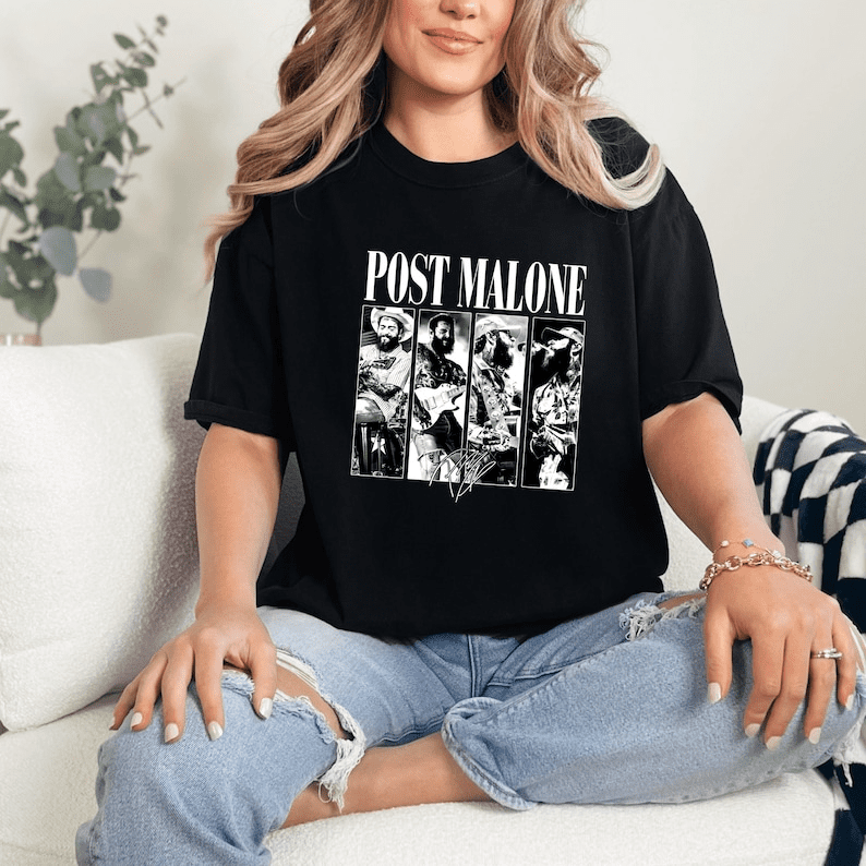 Post Malone Jelly Roll Concert Tour Funny For Men Women Unisex ...