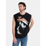 Post Malone Men's & Big Men's Washed Cotton Graphic Muscle Tank Top ...