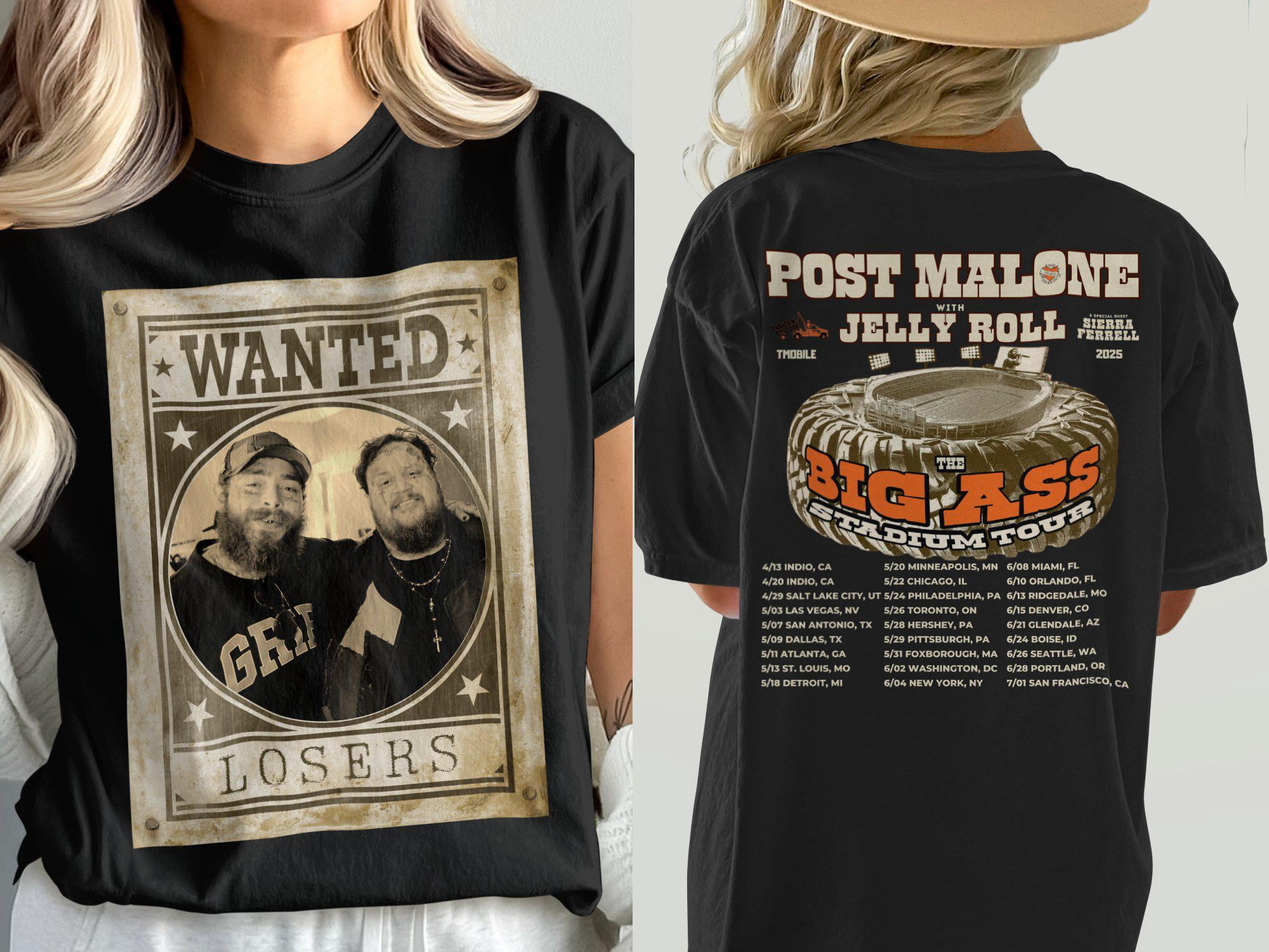 Post Malone, Post Malone Tour, Big Ass Stadium Tour, Posty 2025 Tour ...