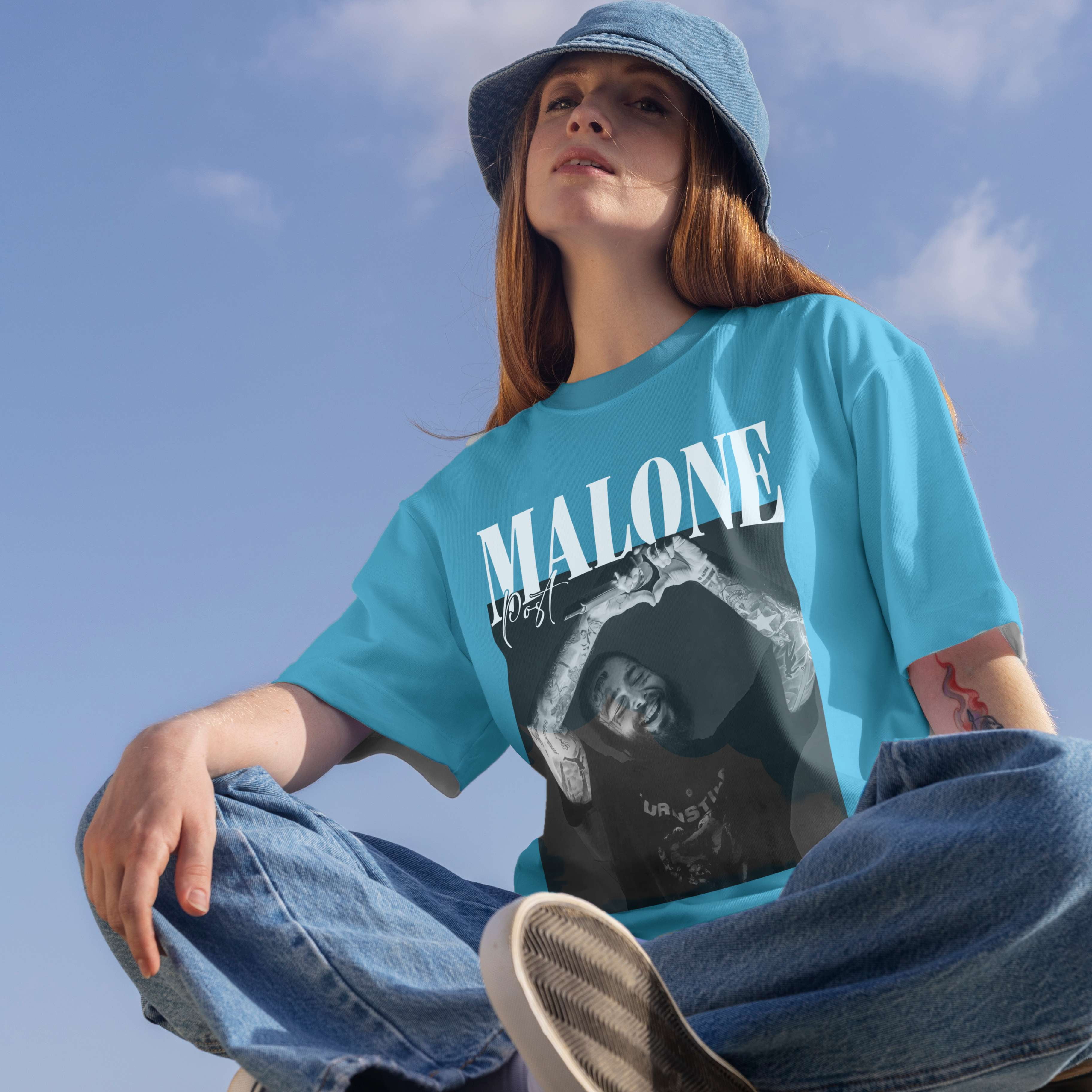 Post Malone Rap Music Merch T-Shirt, Austin Album Vintage Rapper 90s ...