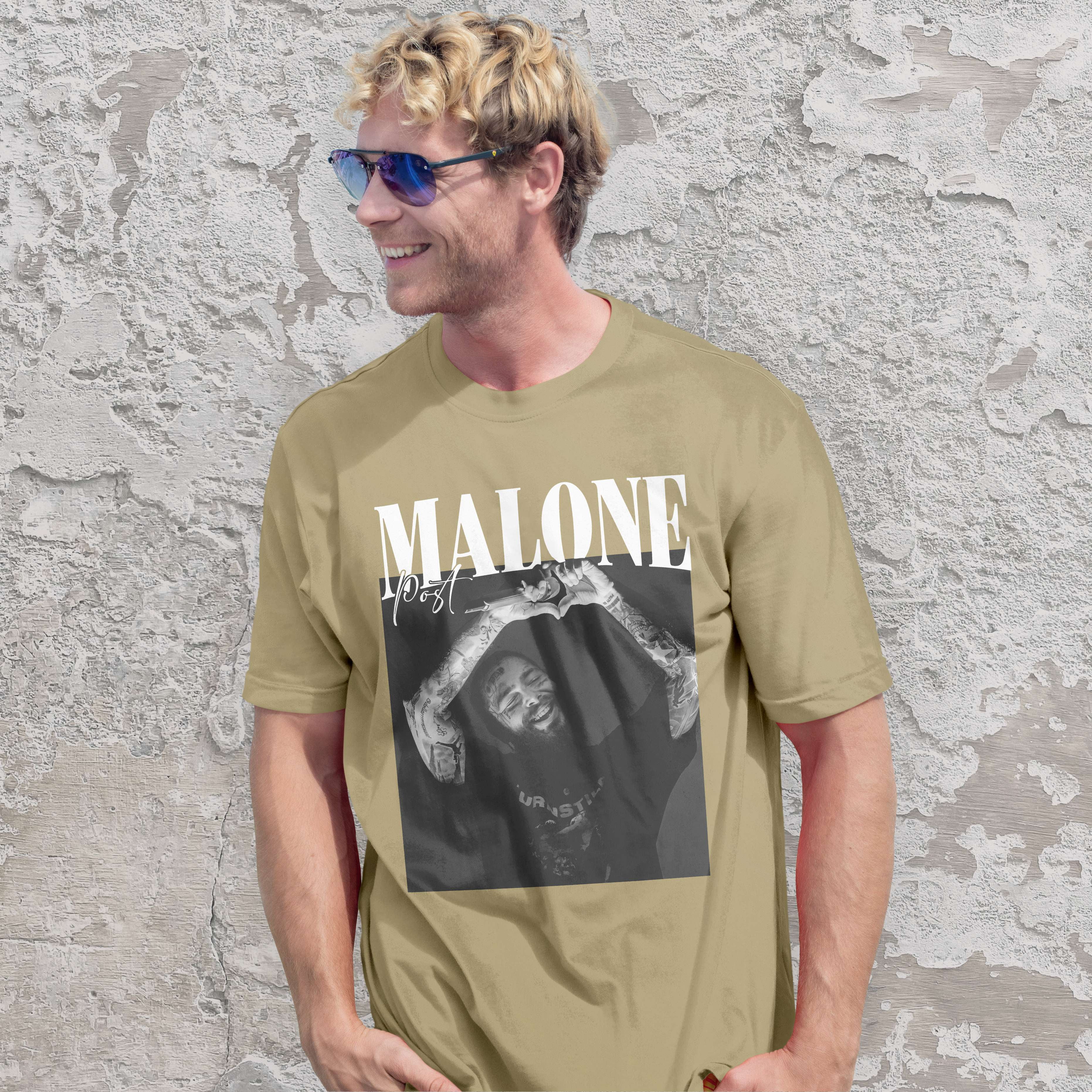 Post Malone Rap Music Merch T-Shirt, Austin Album Vintage Rapper 90s ...