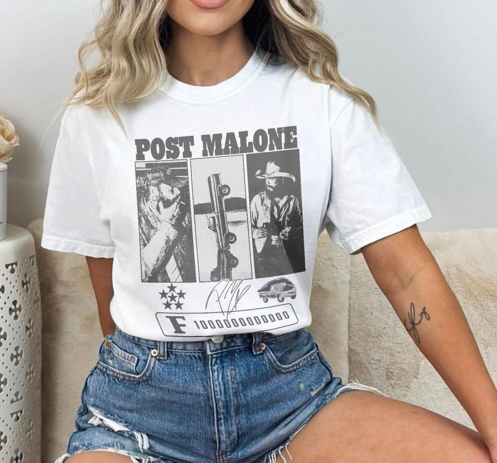 Post Malone The F-1 Trillion Album Vintage Shirt I Had Some Help Posty ...