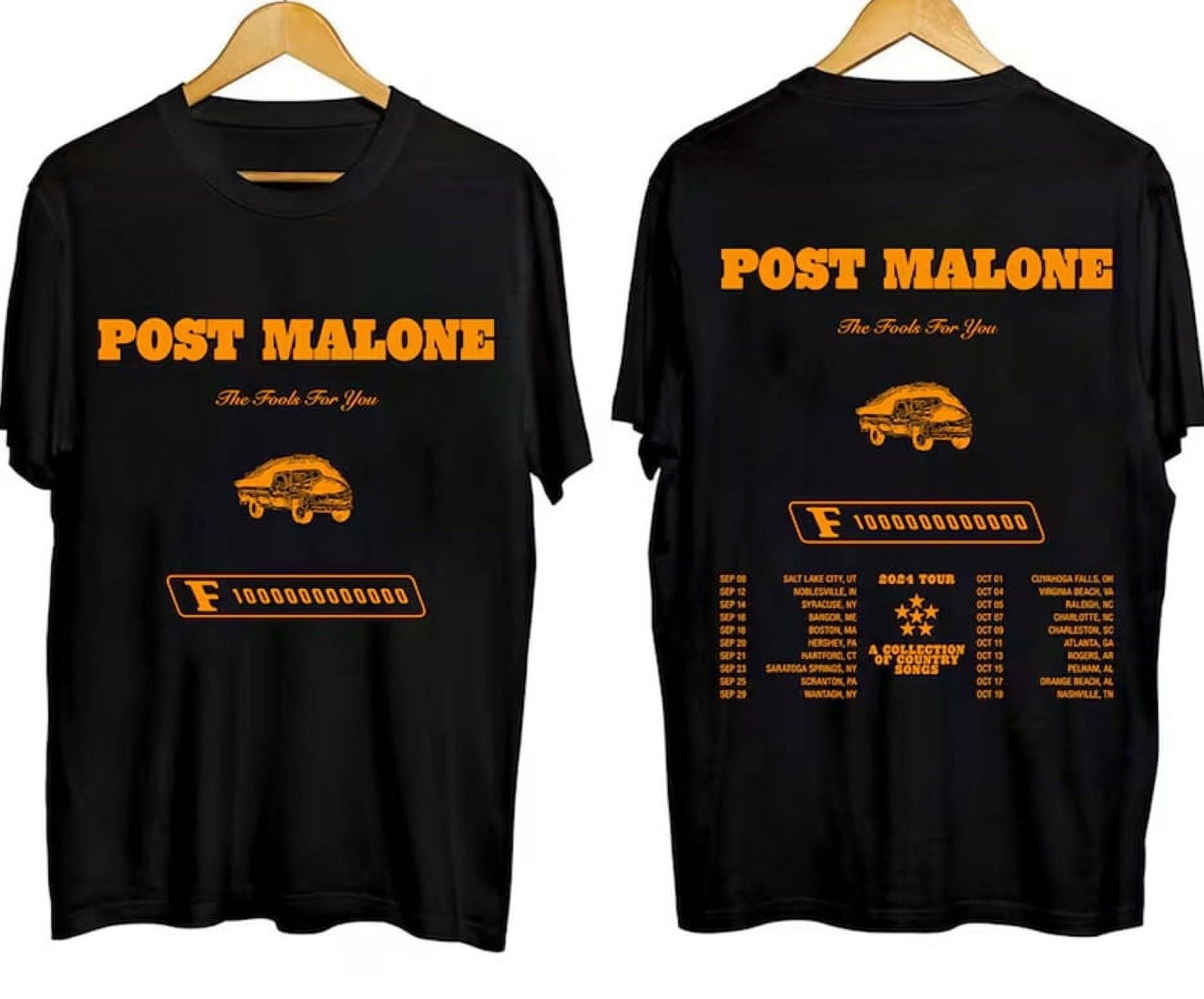 Post Malone The F 1 Trillion Tour 2024 Shirt Post Malone Fan S
