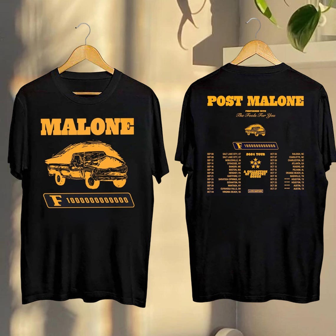 Post Malone The F-1 Trillion Tour Shirt, Post Malone Tour 2024 Shirt ...