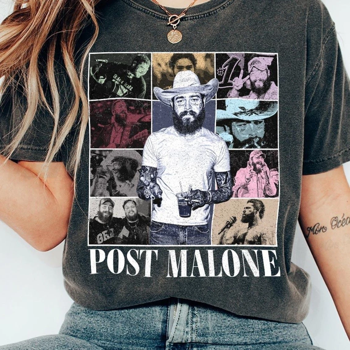 Post Malone Tour Music Shirt, Posty Big Ass Stadium Tour 2025 Tee Merch ...